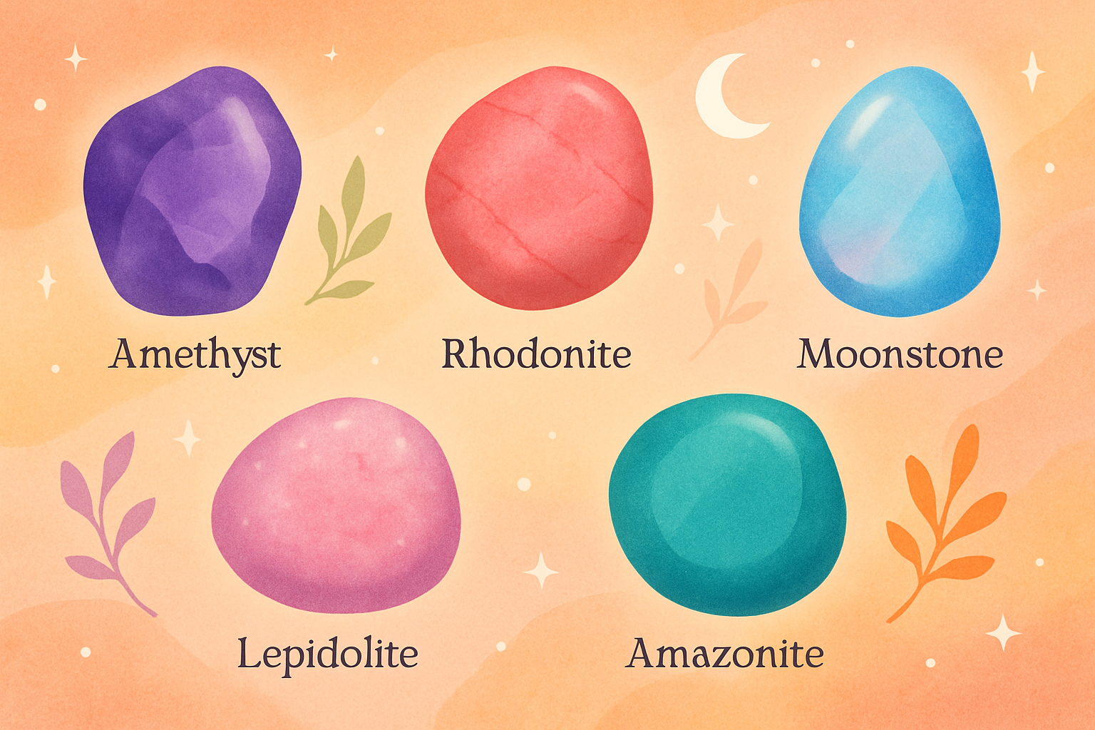 Top 5 Stones for Emotional Balance and Peace – LUNAR VINES