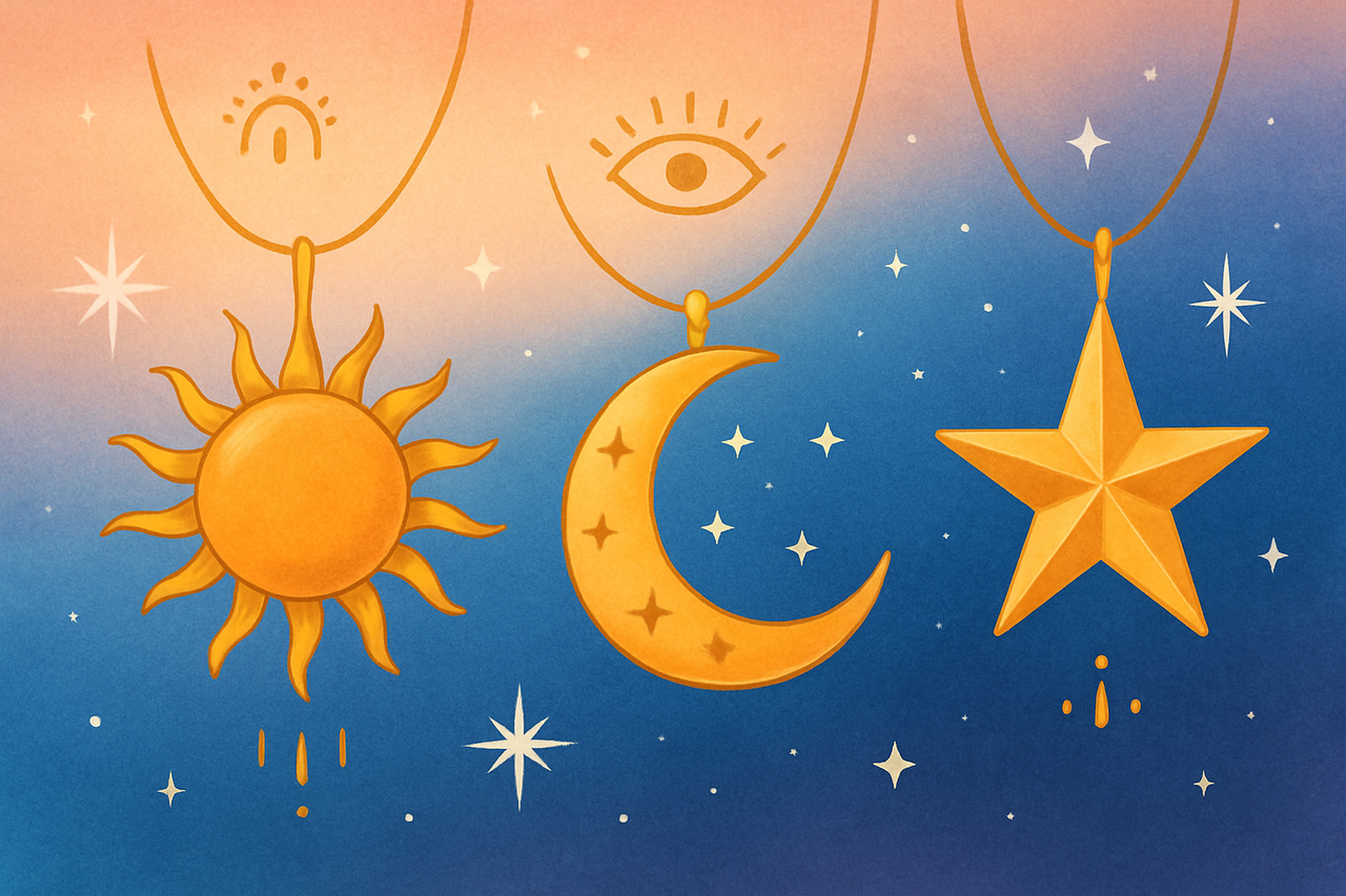 The Spiritual Meaning Behind the Sun, Moon and Star Symbols in Jewelry ...